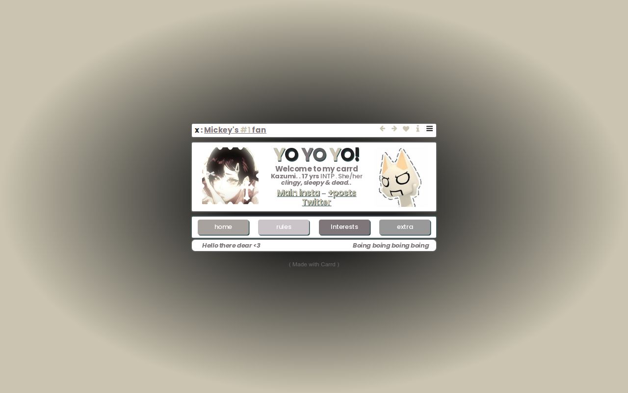 Halllooo ૮ ˶ᵔ ᵕ ᵔ˶ ა